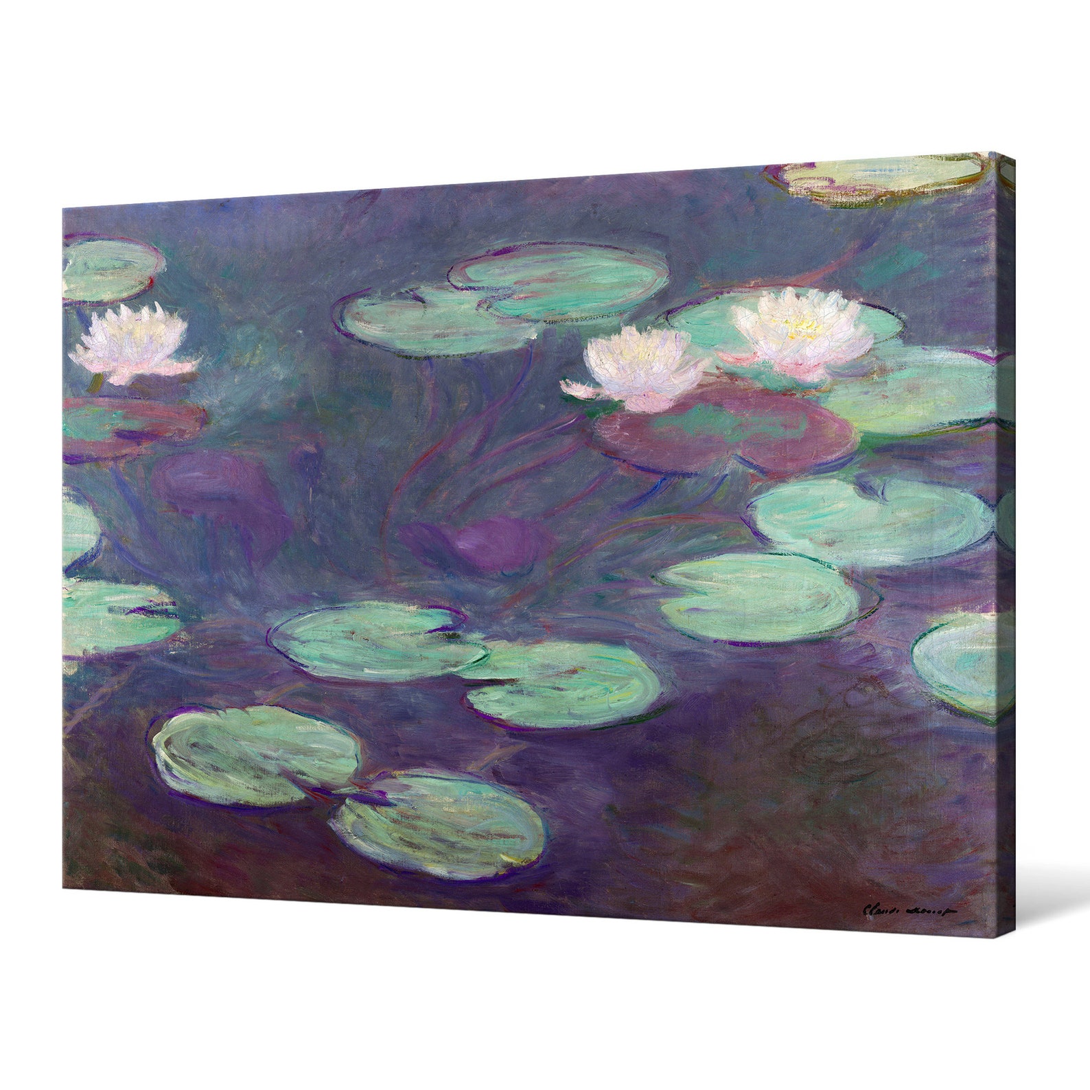 Claude Monetpink Water Liliespurple Water Lilywater Lily - Etsy