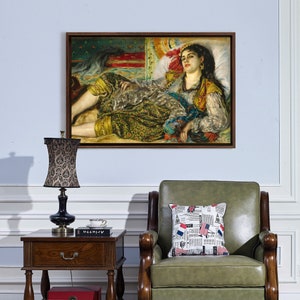 Pierre-auguste Renoir,odalisque,reclining Woman Portrait,canvas Print ...