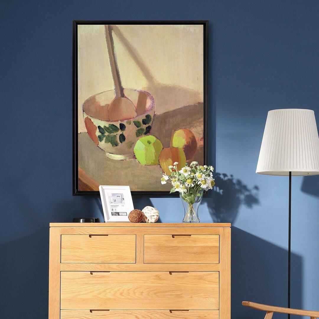 Mark Gertler,still Life With Apples and A Mixing Bowl, 1913,large Wall ...