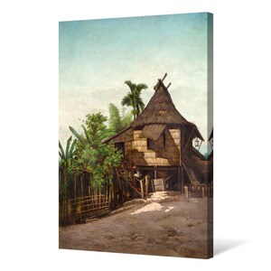 Felipe Arroyo Roxas,hut of Nypas,farmhouse Cabin Scenery,canvas Print ...