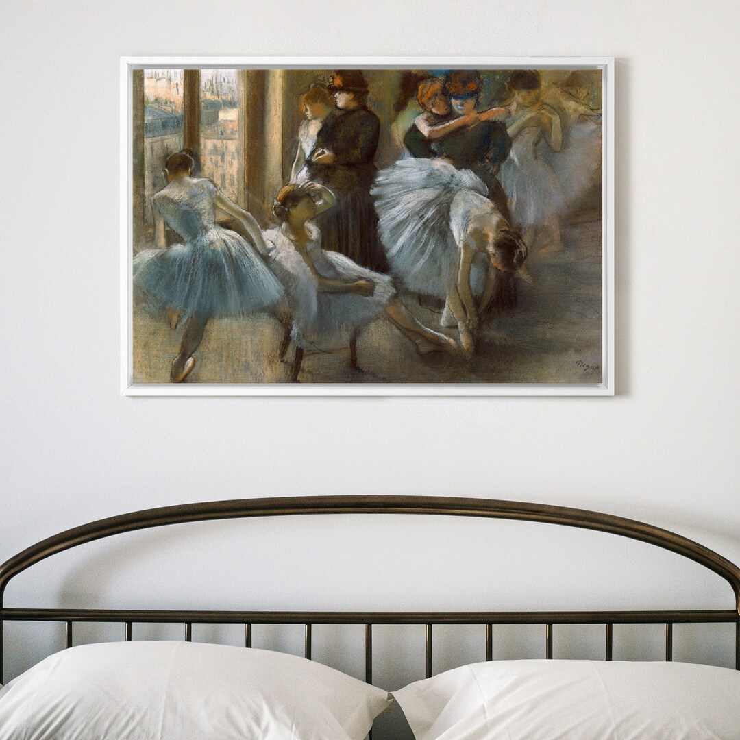 Edgar Degas,le Foyer De L'opera,large Wall Art,framed Wall Art,canvas ...