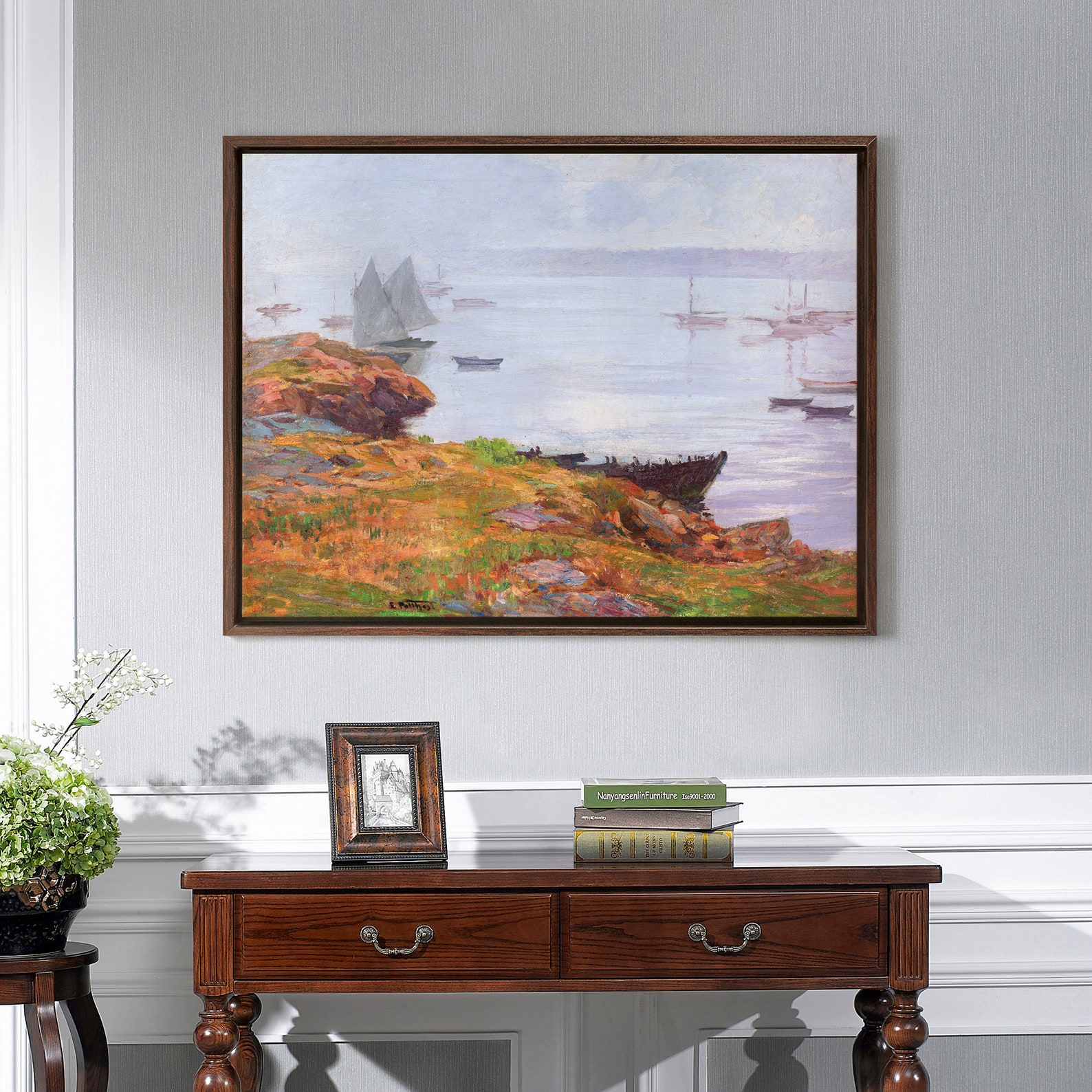 Edward Henry Potthast,landscape,bay Scenery,canvas Print,canvas Art ...