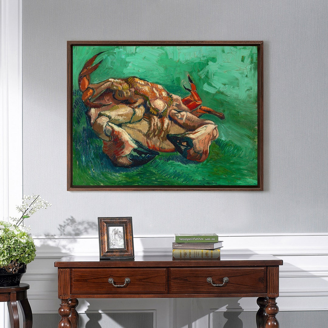 Vincent Van Gogh,a Crab on Its Back,crab Still Life Art,canvas Print ...