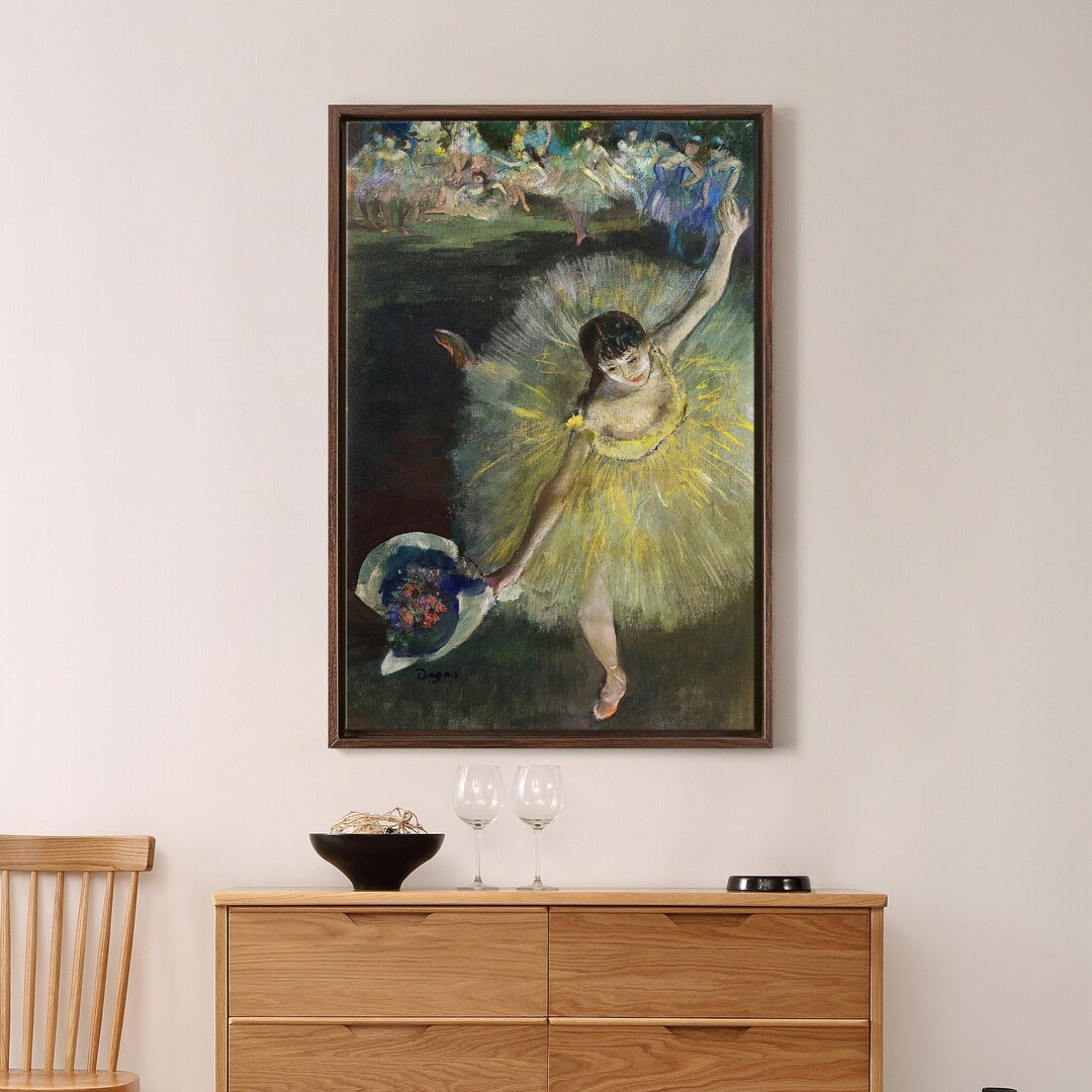 Edgar Degas,end of an Arabesque Pastel,large Wall Art,framed Wall Art ...