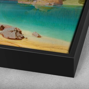 Max Haushofer,weissensee Near Lermoos in Tyrol,lake Scenery,canvas ...