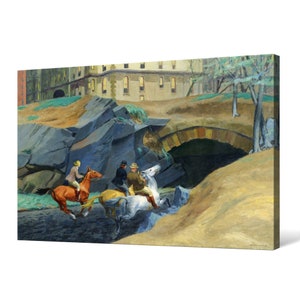 Edward Hopper,bridle Path,horse Riding Art,canvas Print,canvas Art ...
