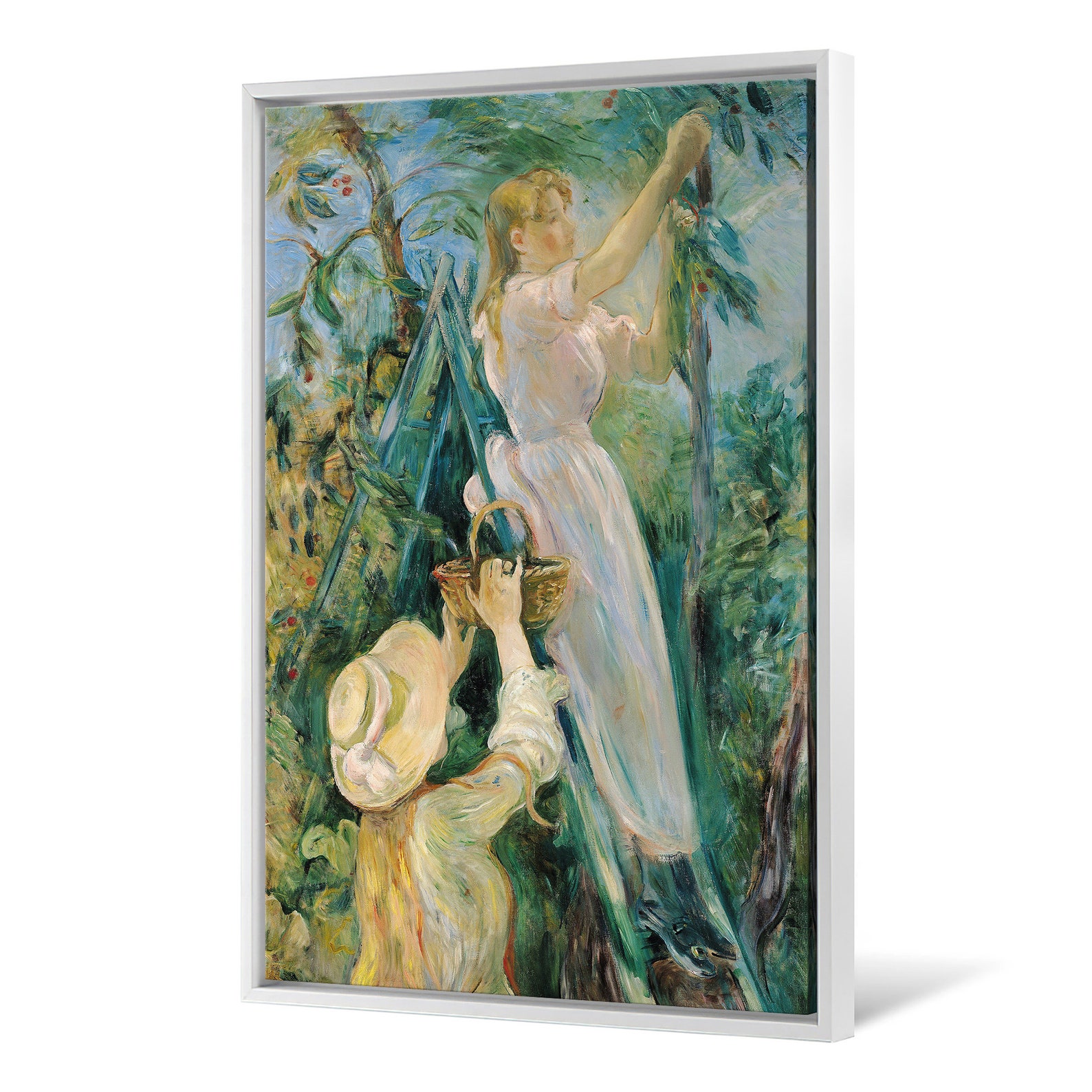 Berthe Morisot,the Cherry Picker ,large Wall Art,framed Wall Art,canvas ...