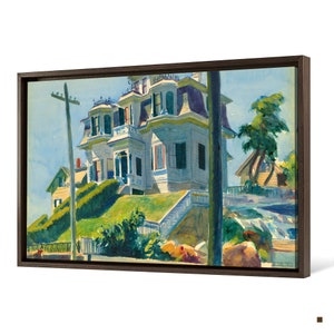 Edward Hopper,haskell's House,villa Scenery,canvas Print,canvas Art ...