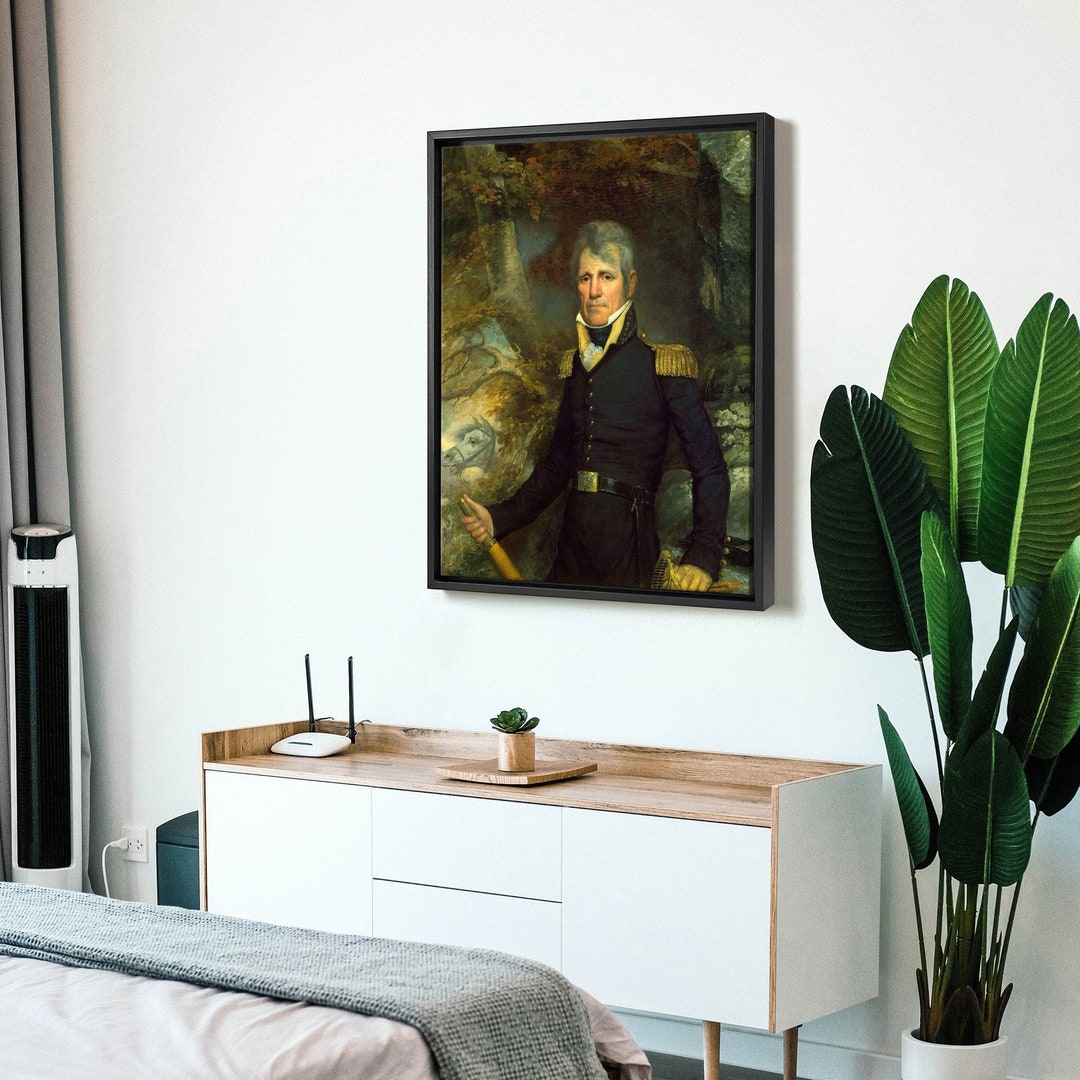John Wesley Jarvis,general Andrew Jackson,large Wall Art,framed Wall ...