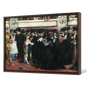 Edouard Manet,masked Ball at the Opera,canvas Print,canvas Art,canvas ...