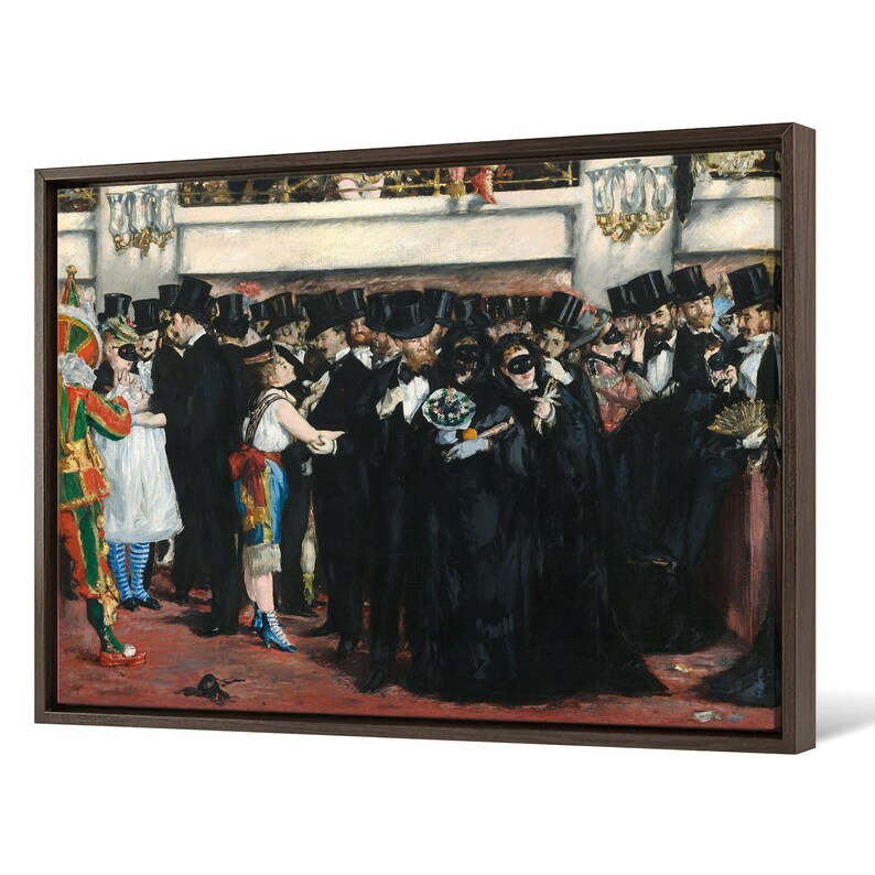 Edouard Manet,masked Ball at the Opera,canvas Print,canvas Art,canvas ...