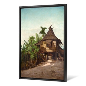 Felipe Arroyo Roxas,hut of Nypas,farmhouse Cabin Scenery,canvas Print ...