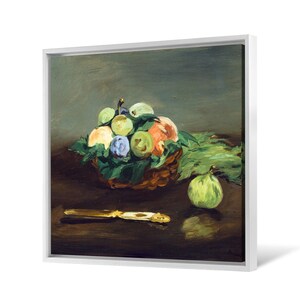 Édouard Manet, Basket of Fruit,fruit Still Life,canvas Print,canvas Art ...