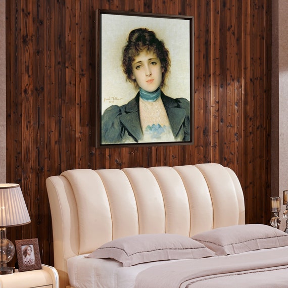 Paul Prosper Tillierportrait of A Woman 1897 by Paul Prosper - Etsy