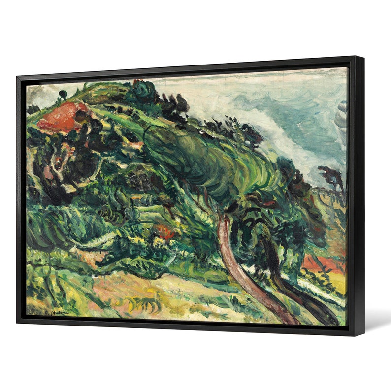 Chaim Soutine,landscape With Trees in the Wind,canvas Print,canvas Art ...