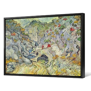 Vincent Van Gogh,the Ravine of the Peyroulets,large Wall Art,framed ...