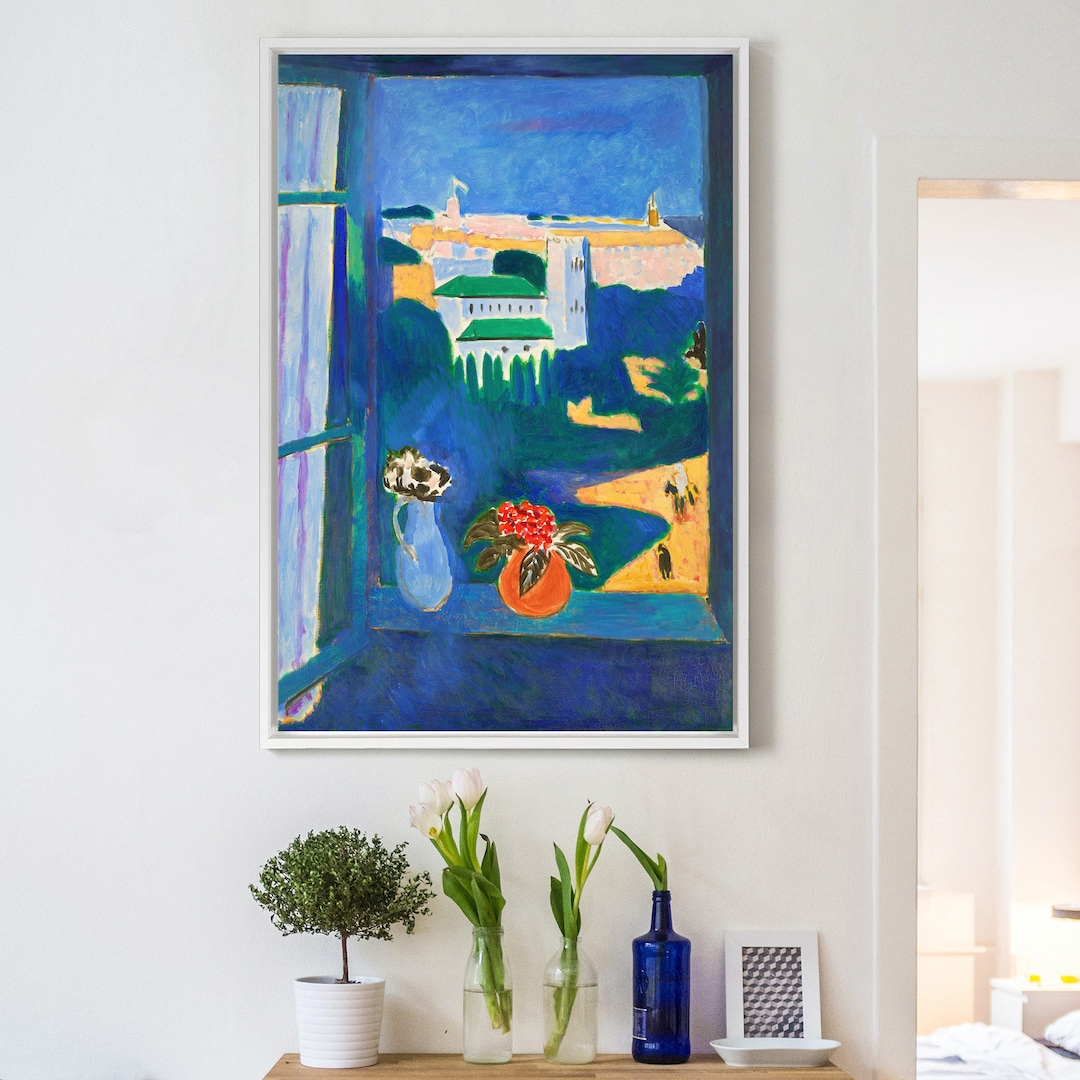 Henri Matisse,view From the Window Tangier,scenery Outside the Window ...