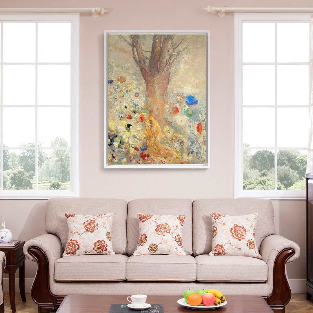 Odilon Redon ,the Buddha,buddha Under the Tree,canvas Print,canvas Art ...