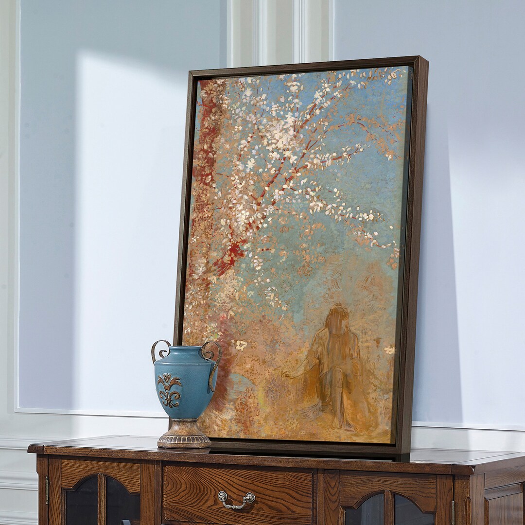 Odilon Redon,the Red Tree,large Wall Art,framed Wall Art,canvas Wall ...