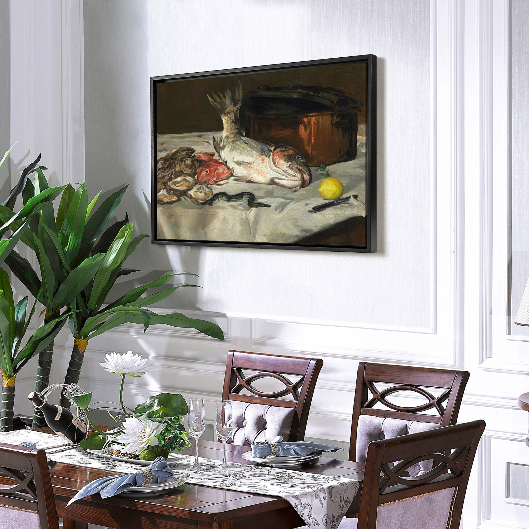 Edouard Manet,fish,restaurant Wall Art, Still Life Art,canvas Print ...