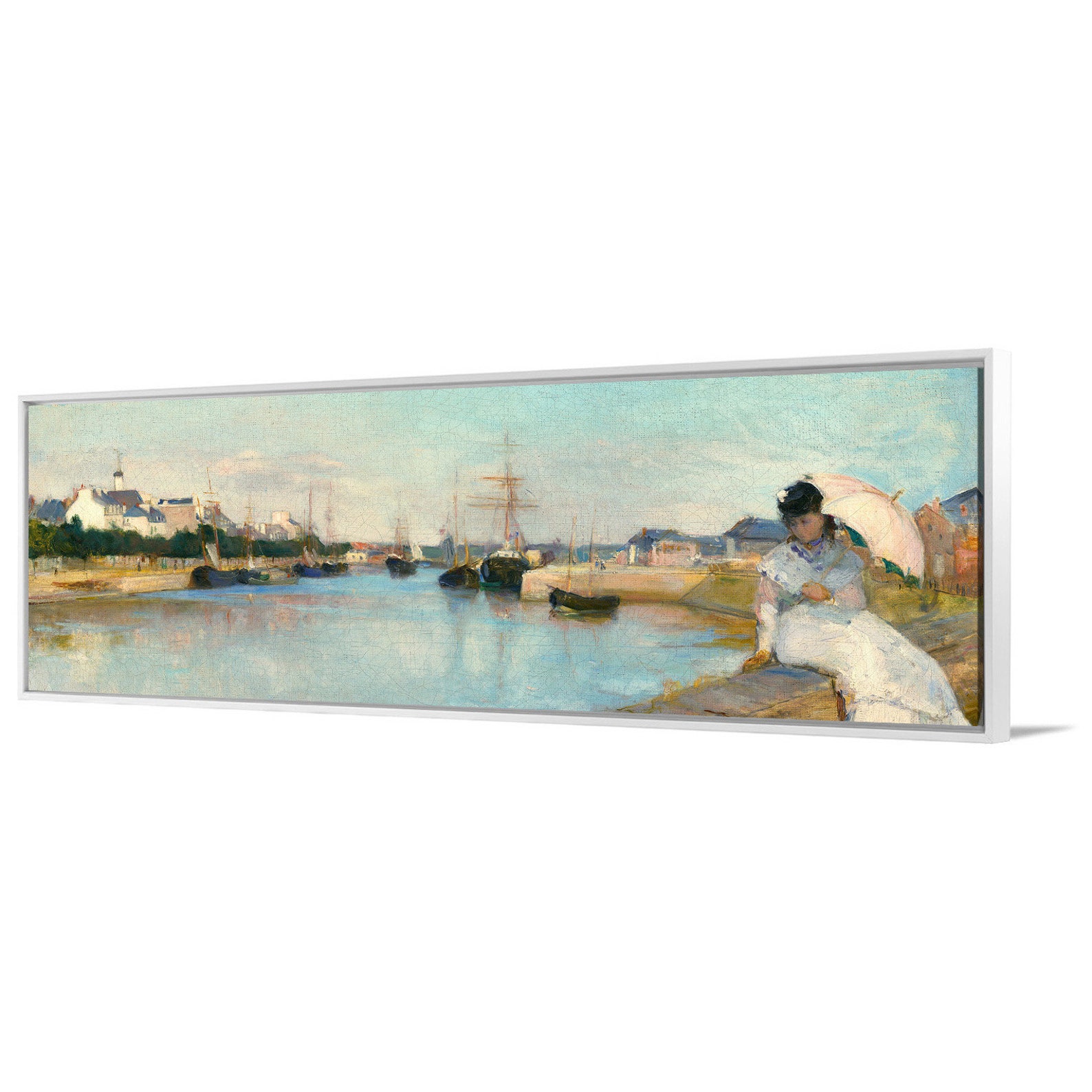 Berthe Morisot,the Harbor at Lorient,port Scenery,canvas Print,canvas ...