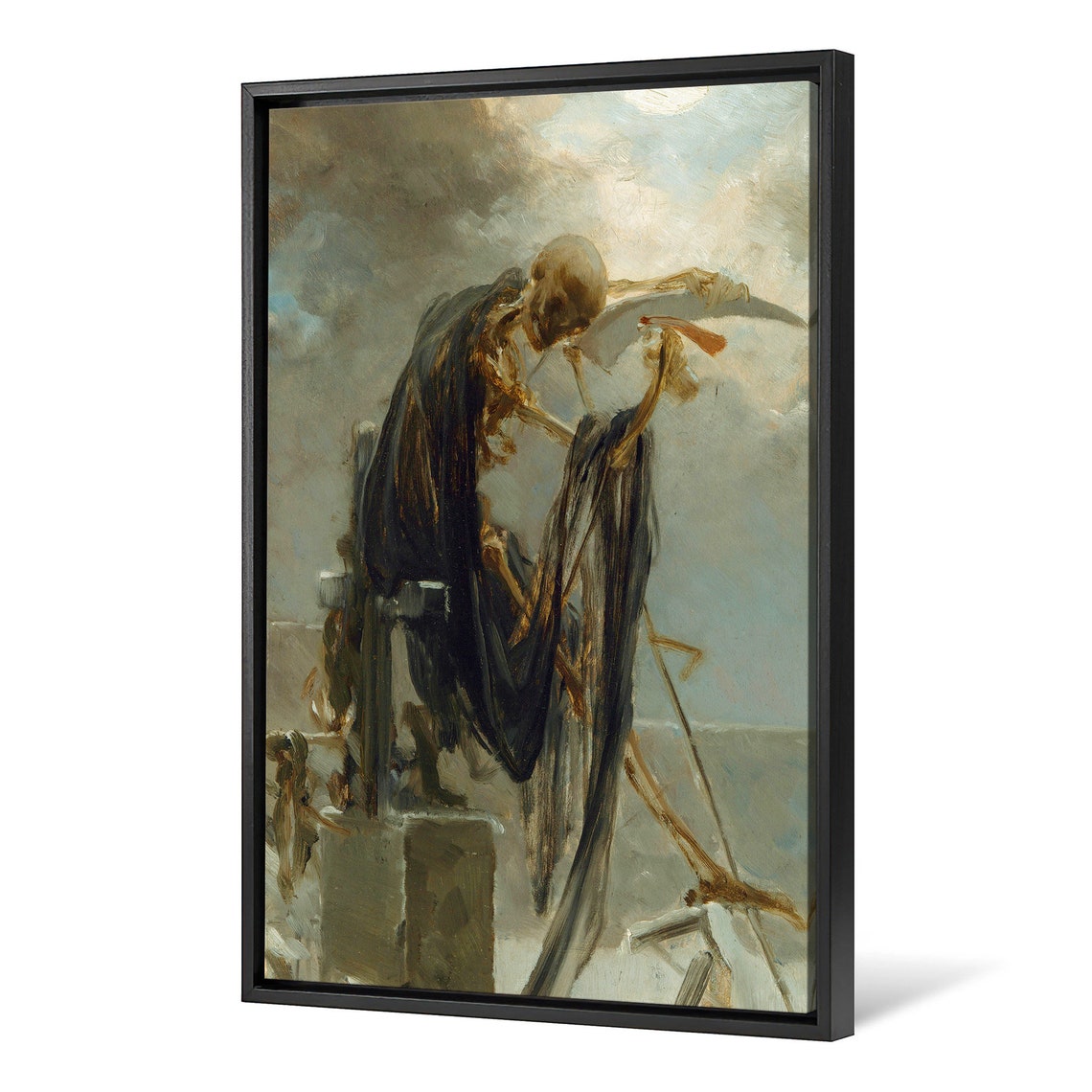 Max Pirner,death,grim Reaper,canvas Print,canvas Art,canvas Wall Art ...