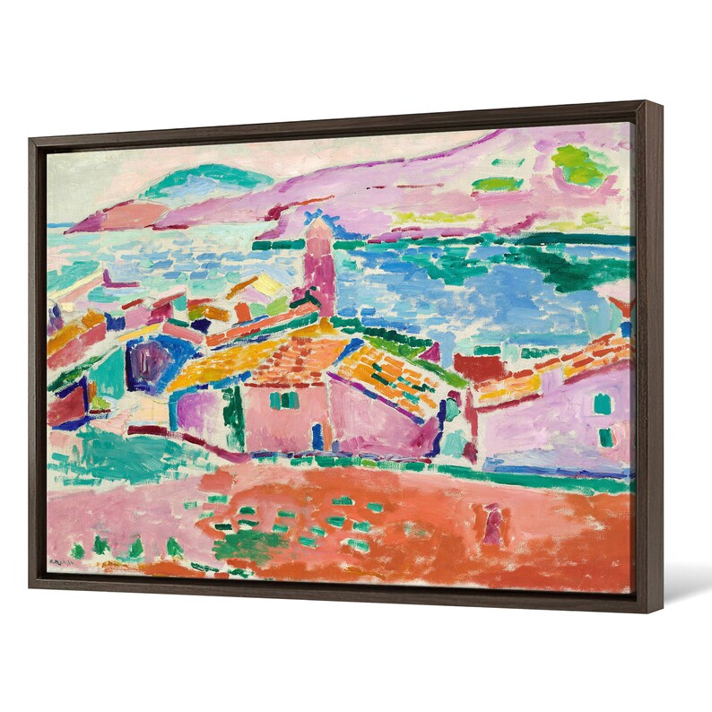 Henri Matisse the Roofs of Colliourebay Housecanvas - Etsy