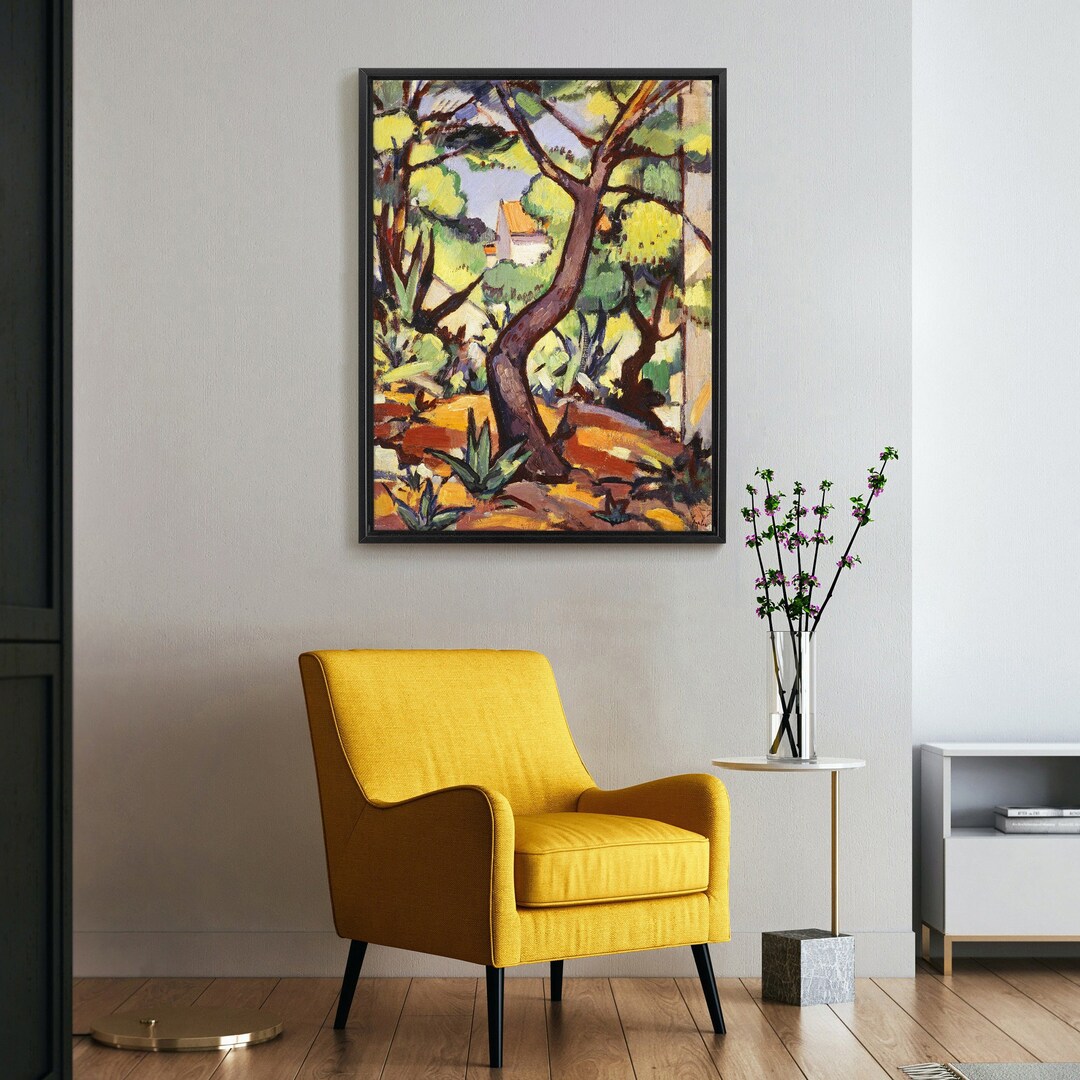 Samuel John Peploe,landscape at Cassis,houses and Trees,large Wall Art ...