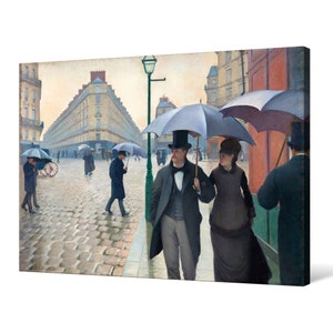 Gustave Caillebotte,paris Street,rainy Day,canvas Print,canvas Art ...