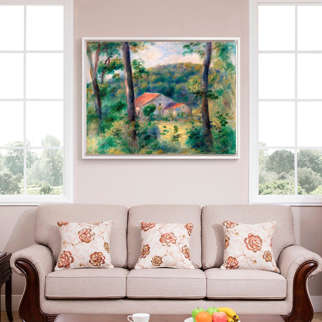 Pierre-auguste Renoir, Surroundings of Briey, Forest House,canvas Print ...