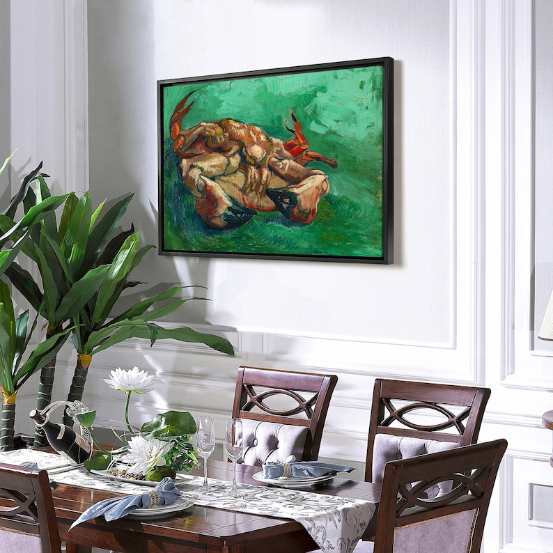Vincent Van Gogh,a Crab on Its Back,crab Still Life Art,canvas Print ...