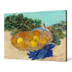 Vincent Van Gogh ,still Life of Oranges and Lemons With Blue Gloves ...