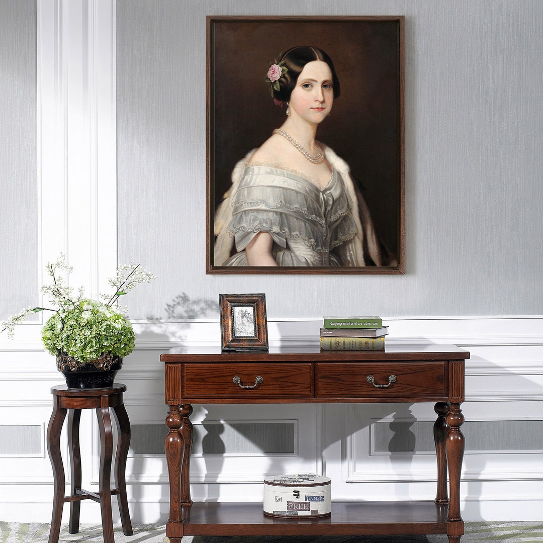 Portrait of Princess Dona Maria Amélia De Braganca,canvas Print,canvas ...