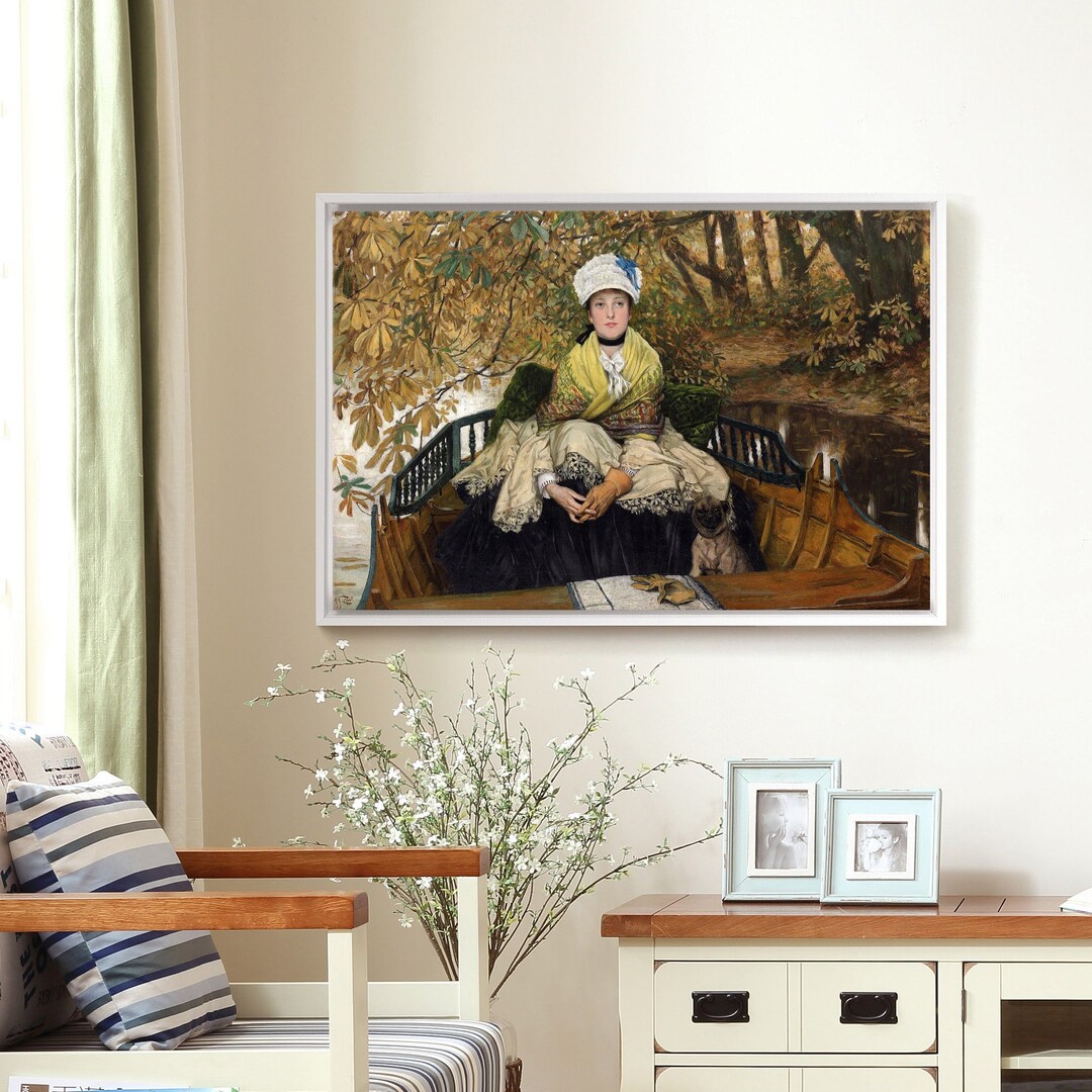 James Jacques Joseph Tissot,waiting,large Wall Art,framed Wall Art ...