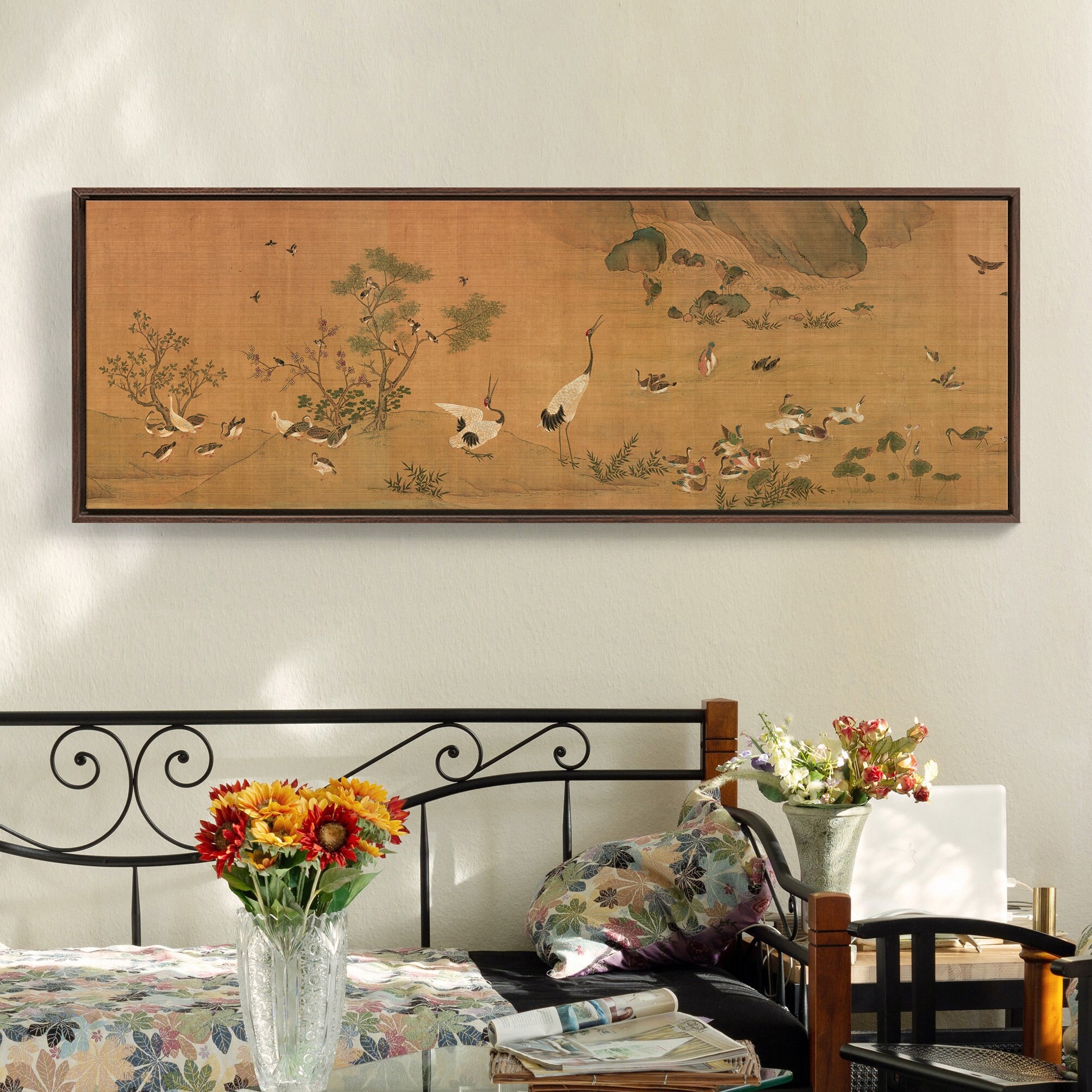 Xu Xi,cranes and Birds,chinese Painting,bedroom Wall Art,large Wall Art ...