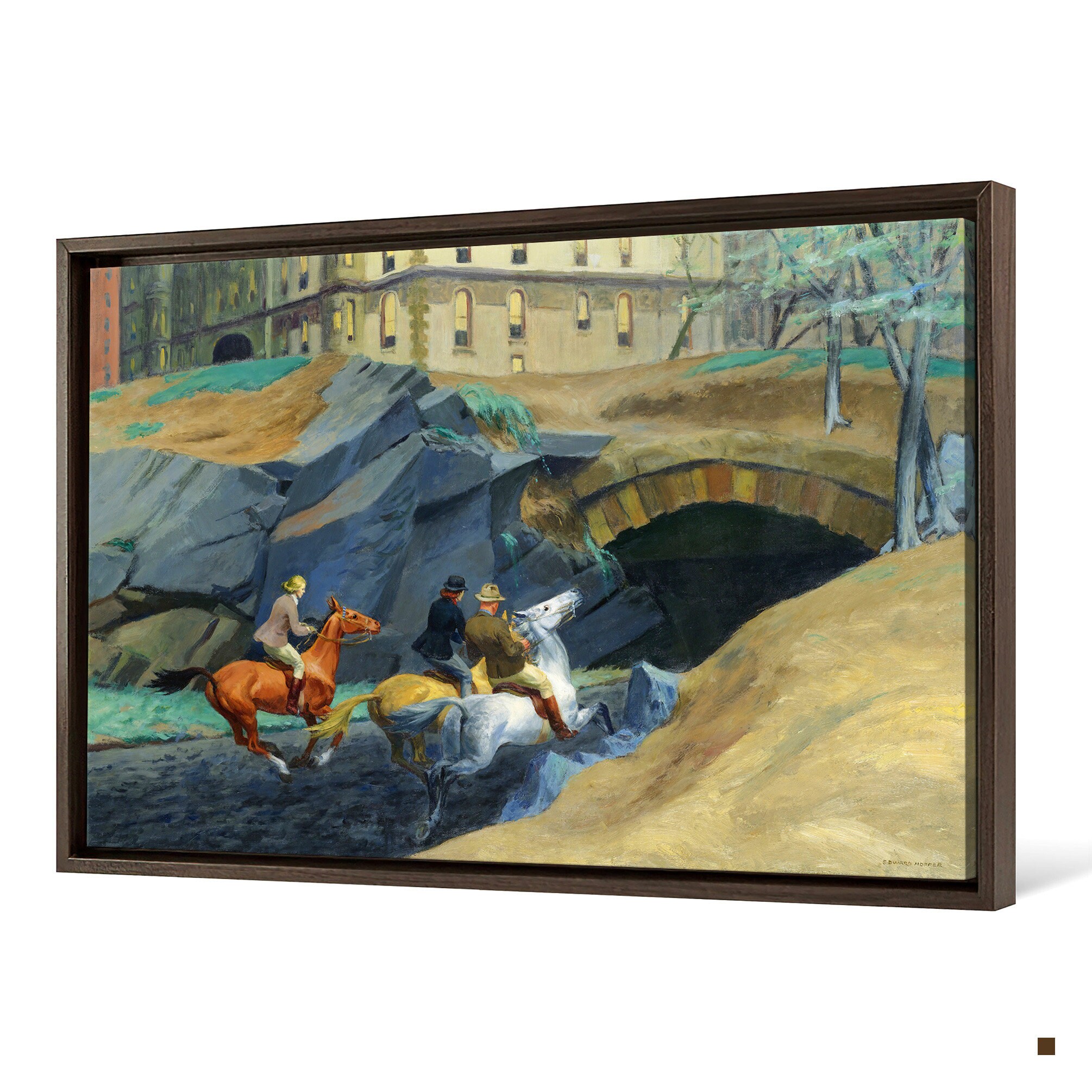 Edward Hopperbridle Pathhorse Riding Artcanvas Printcanvas | Etsy