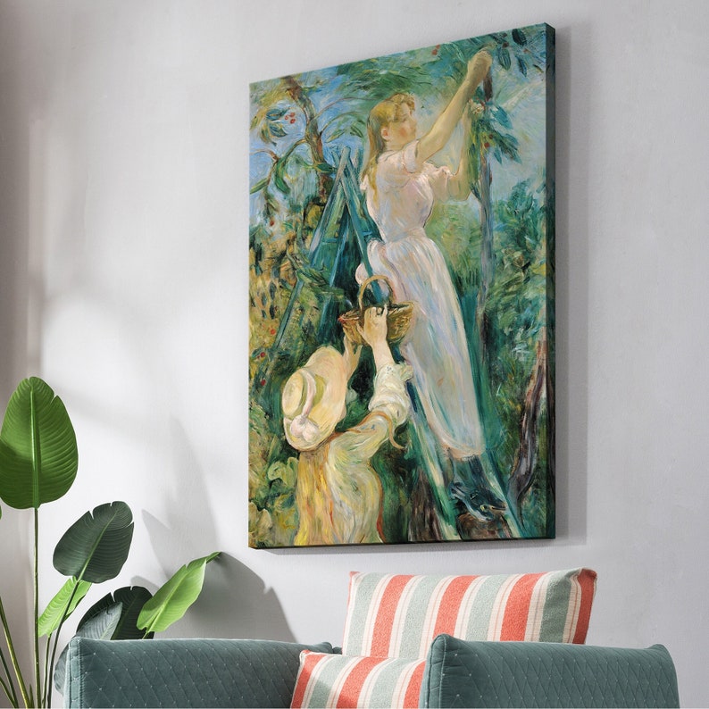 Berthe Morisot,the Cherry Picker ,large Wall Art,framed Wall Art,canvas ...
