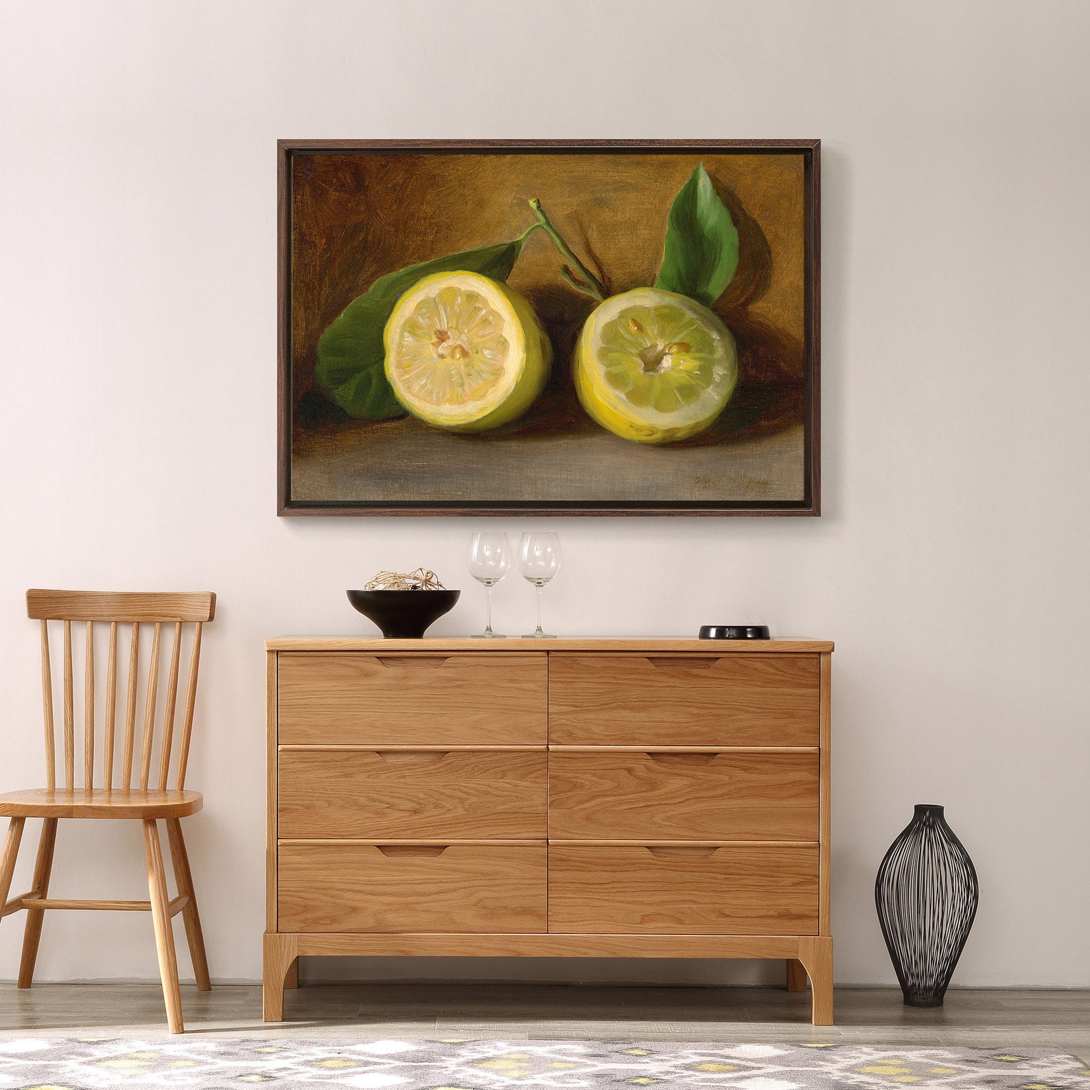 George Henry Hall lemons Artfruit Still Lifecanvas | Etsy