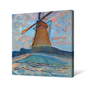Piet Mondrian,windmill,canvas Print,canvas Art,canvas Wall Art,large ...