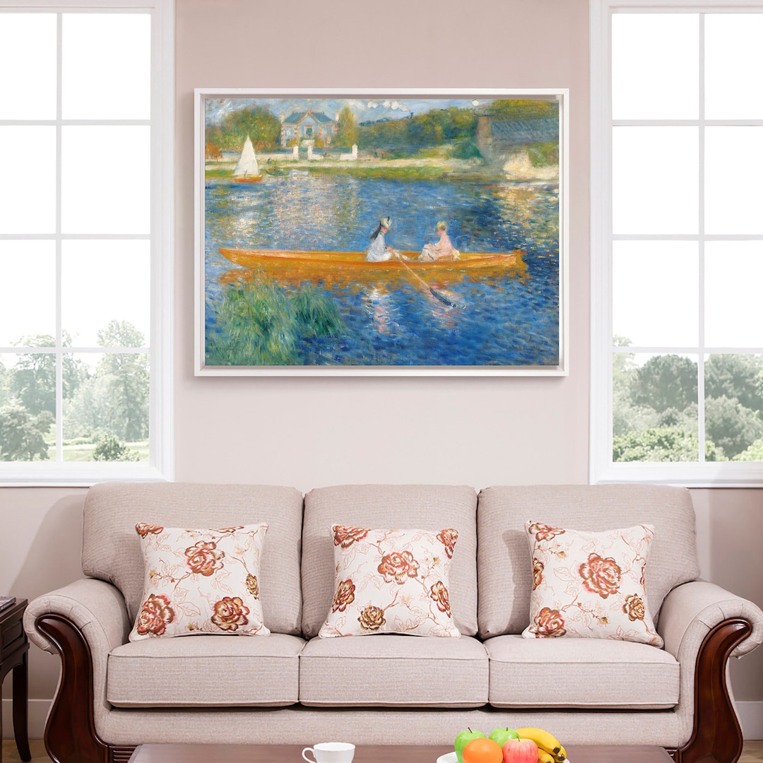 Auguste Renoir, the Skiff, La Yole,rowing on the River,canvas Print ...