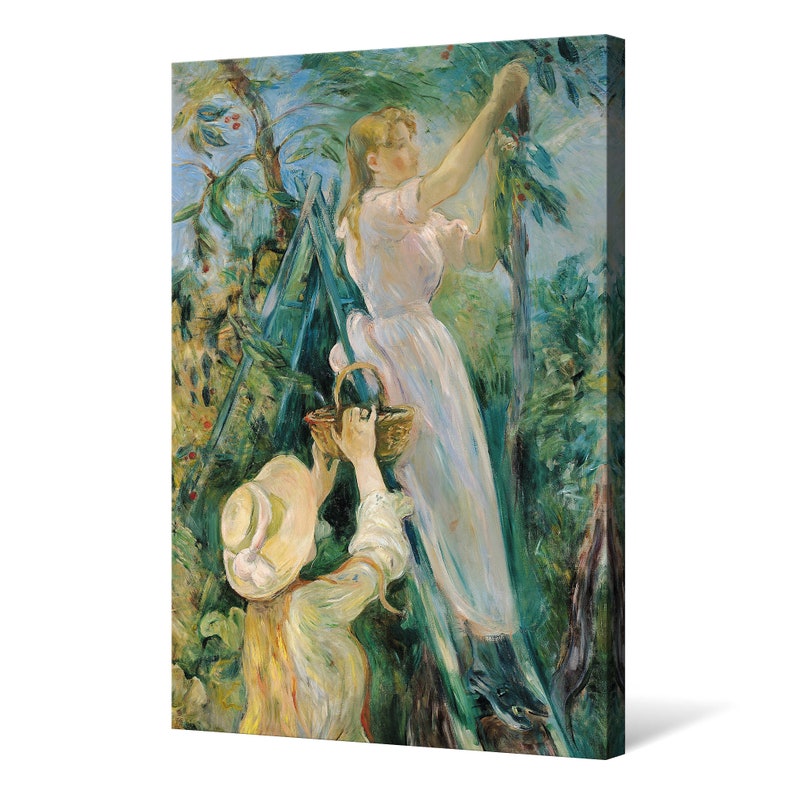 Berthe Morisot,the Cherry Picker ,large Wall Art,framed Wall Art,canvas ...