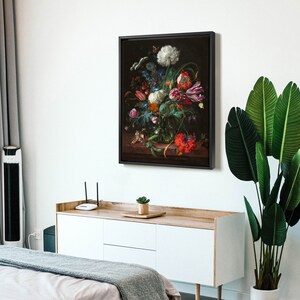 Jan Davidsz De Heem,vase of Flowers,flower Vase Still Life,canvas Print ...