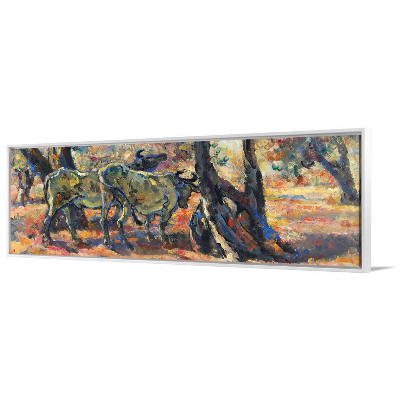 Alredo Muller, Countryside With Cows,two Cows, Cow Art,canvas Print ...