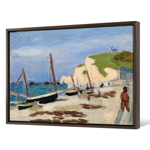 Henri Matisse,the Black Boat,coastal Scenery, Boats by the Sea,canvas ...