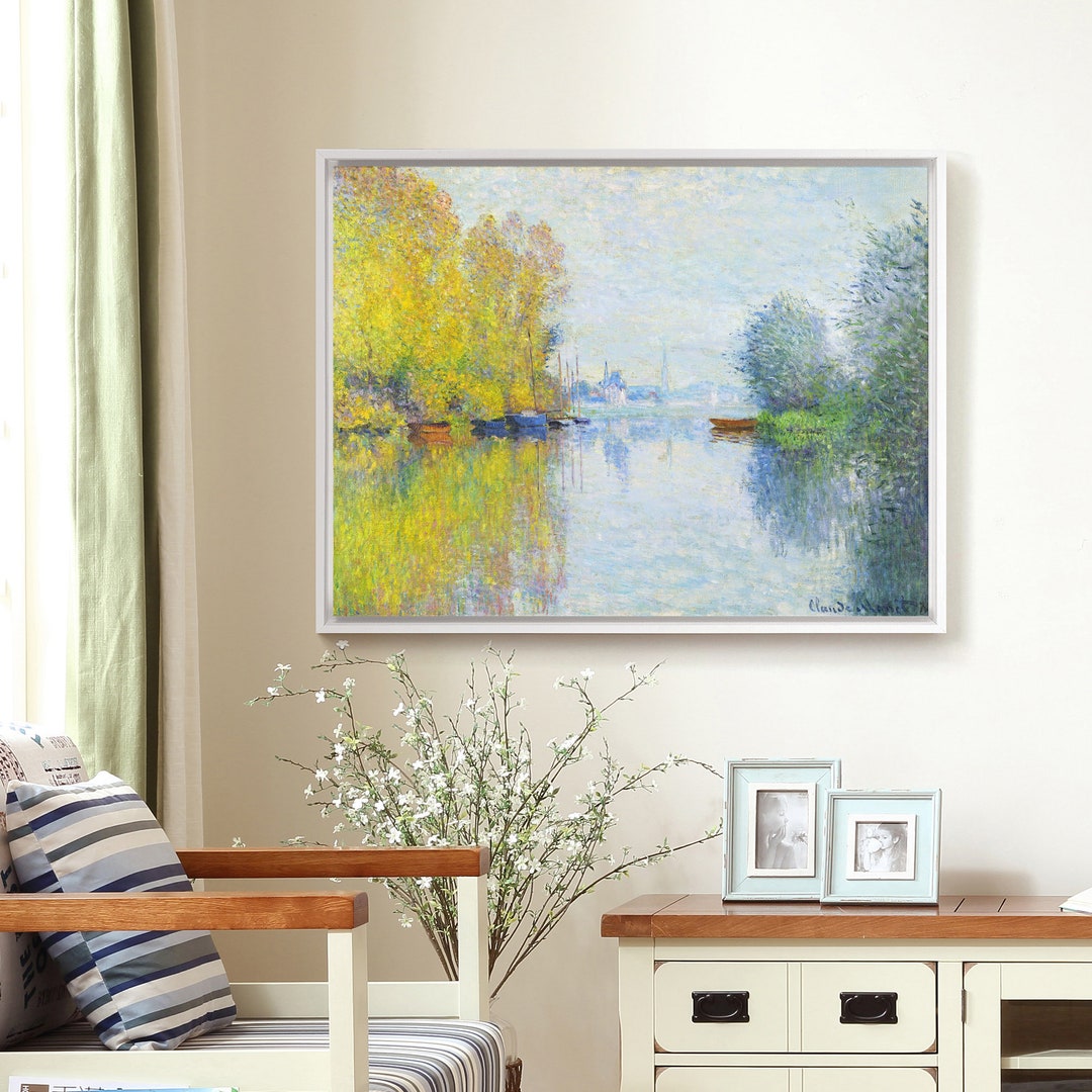 Claude Monet, Autumn on the Seine Argenteuil, Autumn on the Seine ...