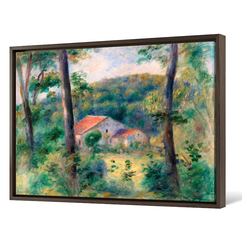 Pierre-auguste Renoir, Surroundings of Briey, Forest House,canvas Print ...
