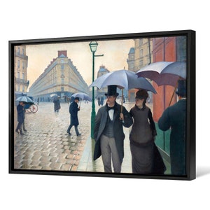 Gustave Caillebotte,paris Street,rainy Day,canvas Print,canvas Art ...
