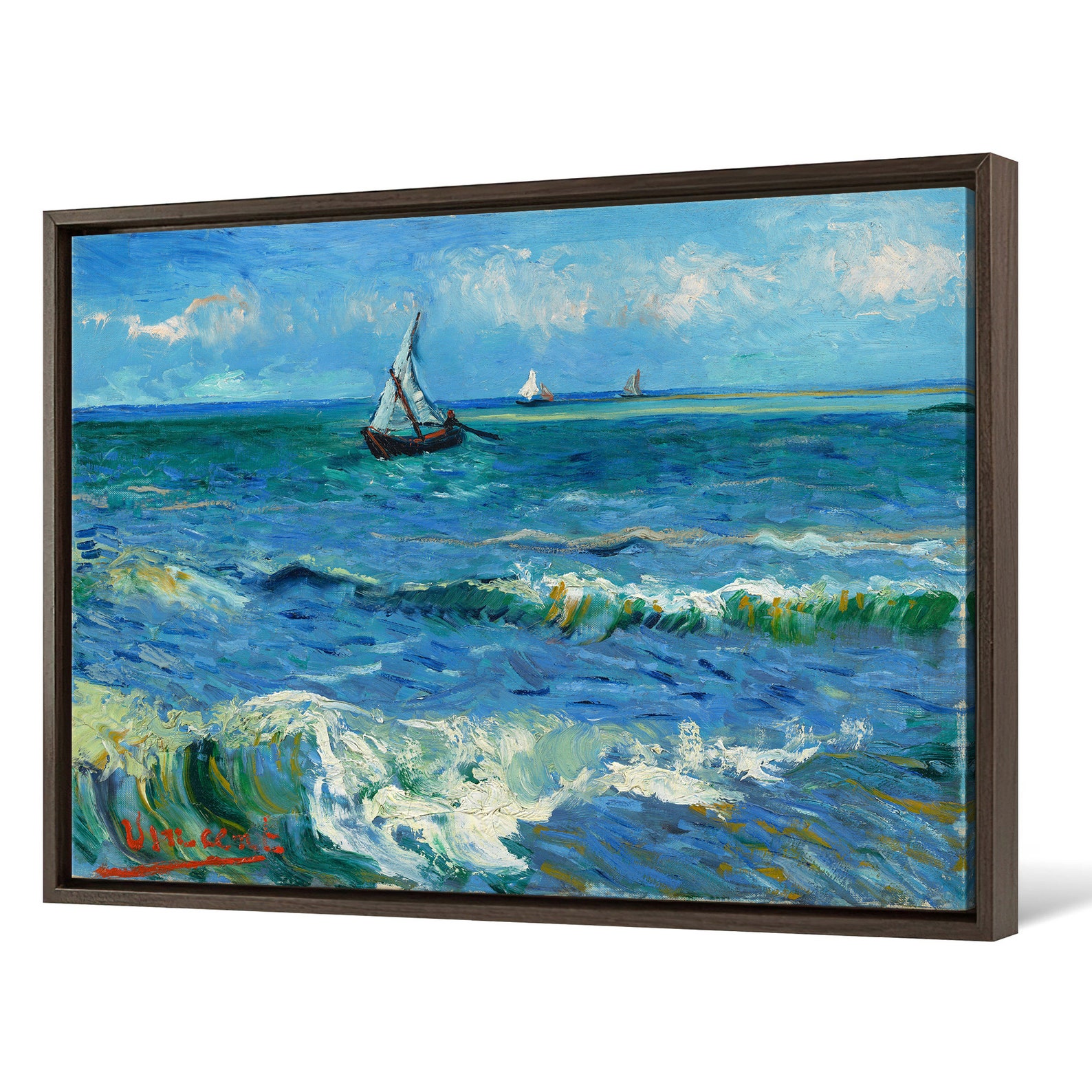 Vincent Van Gogh Seascape Near Les - Etsy