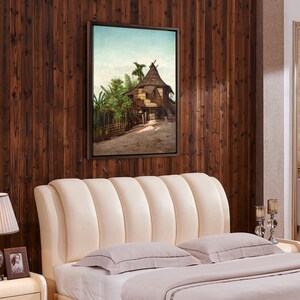 Felipe Arroyo Roxas,hut of Nypas,farmhouse Cabin Scenery,canvas Print ...