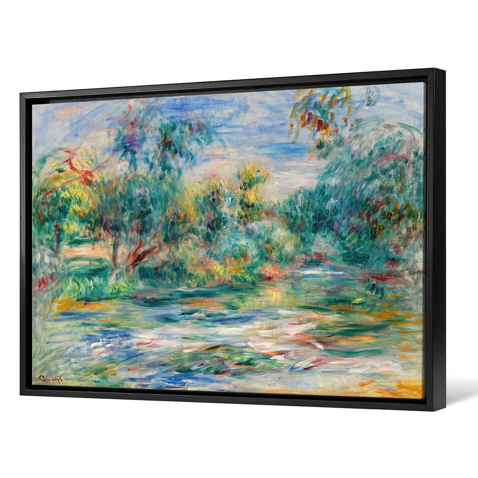 Pierre-auguste Renoir,landscape,green Forest Scenery,canvas Print ...